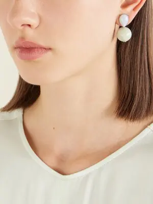 JENNIFER BEHR Allison Jade Earrings - Blue