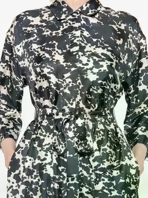 Max Mara Leva Abstract-print Maxi Dress