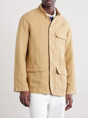 DRAKE'S Linen-canvas Jacket