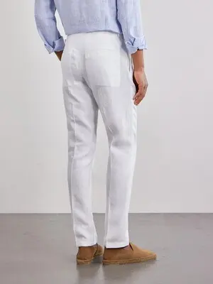 Orlebar Brown Griffon Straight-leg Linen Trousers