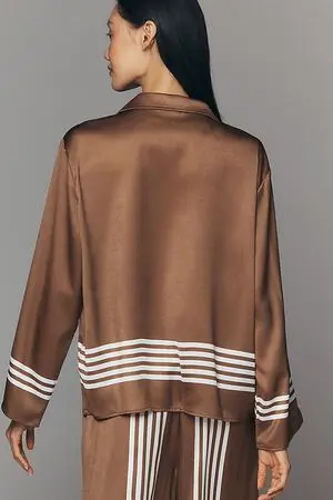 Glamorous Satin Striped Shirt