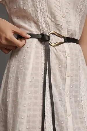 ADA Nile Hardware Wrap Belt - Black