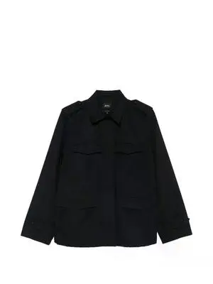 A.p.c. Flap-pocket Jacket - Blue
