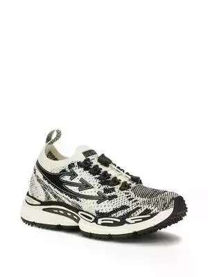 Off-White Be Right Back Knitted Logo Sneakers - Neutrals