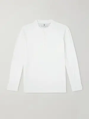 Brunello Cucinelli Henley T-shirts For Men
