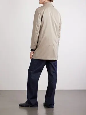 Thom Sweeney Reversible Wool-twill Coat - Neutrals