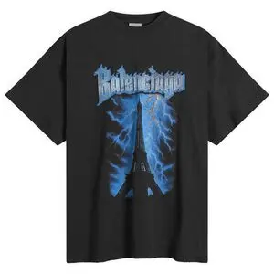 Balenciaga Metal Merch Paris Oversized T-shirt