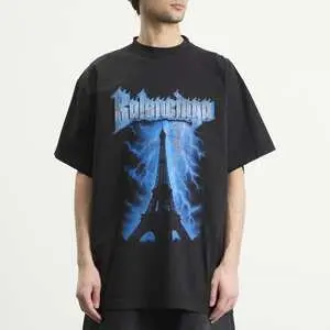 Balenciaga Metal Merch Paris Oversized T-shirt