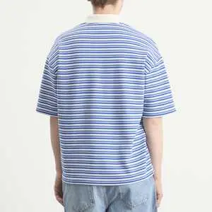 A.p.c. Ruben Jacquard Stripe Polo