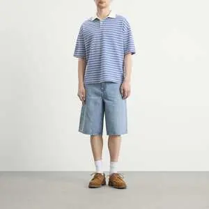 A.p.c. Ruben Jacquard Stripe Polo