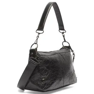 Balenciaga Le City Moto Leather Bag - Black