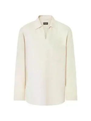 Zegna Long-sleeved Polo Shirt