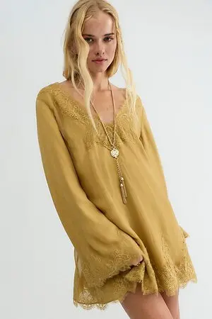 NIGEL PRESTON Mini Dress - Mustard