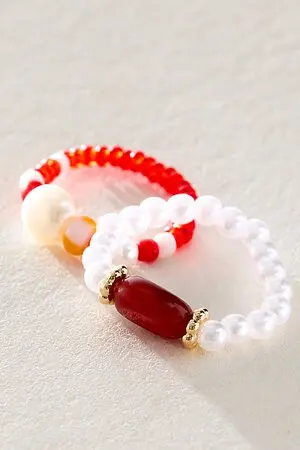 Free People Beaded Toe Ring Set
