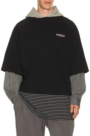 We11Done Multi-layered Hoodie