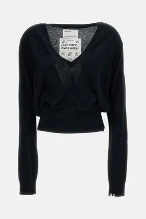 Extreme Cashmere V-neck No. 467 Collin Sweater - Black