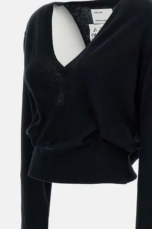 Extreme Cashmere V-neck No. 467 Collin Sweater - Black