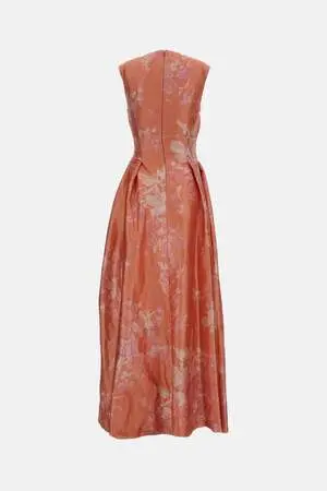 Erdem Floral Print Hourglass Gown