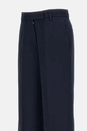 Thom Browne Cotton Gabardine Chino Trousers - Blu