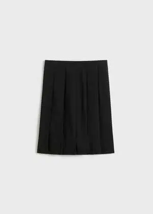 TOTEME Beaded Pleated Skirt - Black