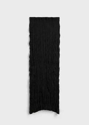TOTEME Crinkled Knit Ankle Length Skirt