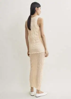 TOTEME Crinkled Knit Tank