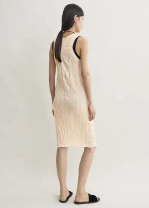 TOTEME Crinkled Knit Tank Dress