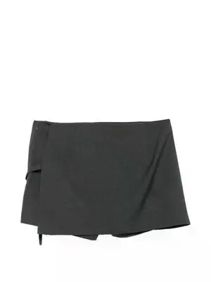 Paloma Wool Mini Archive Buckled Skirt - Grey