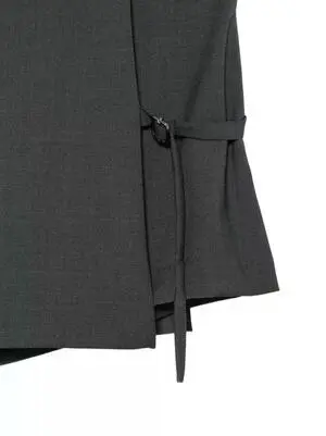 Paloma Wool Mini Archive Buckled Skirt - Grey