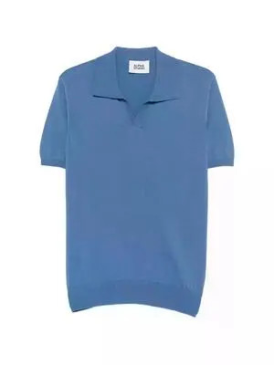 Alpha Studio Polo Shirt Knitwear - Blue
