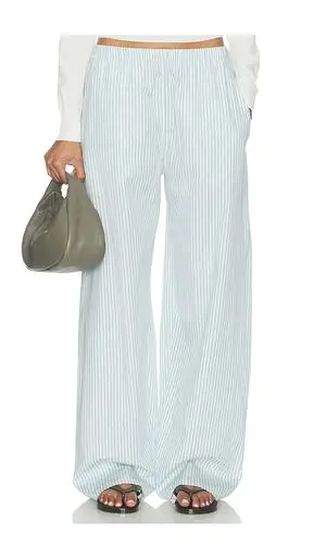 LESET Yoshi Stripe Wide-leg Pant - Mint