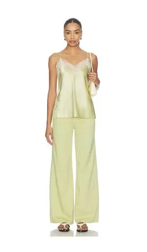 Veronica Beard Johanan Lace Trimmed Silk Blend Camisole