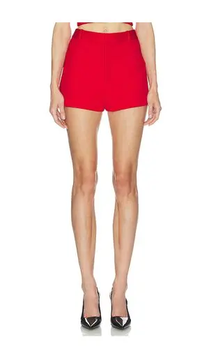 Alice + Olivia Conry Clean Short - Red