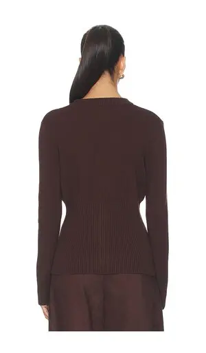 ALIGNE Ruby Knitted Cardigan - Chocolate