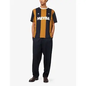 Fred Perry Tailored Cotton-jersey Track Pants