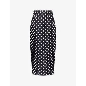 Khaite Winton Polka-dot Maxi Skirt