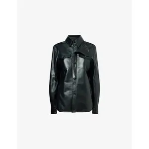 Bottega Veneta Leather Shirts