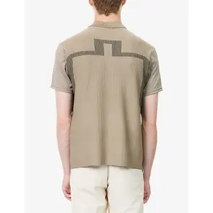 J. Lindeberg Neri Hybrid Knit Polo Shirt