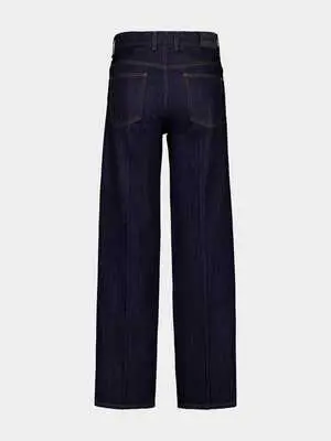 Givenchy Wide-leg Indigo Denim Jeans - Blue