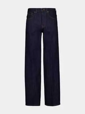Givenchy Wide-leg Indigo Denim Jeans