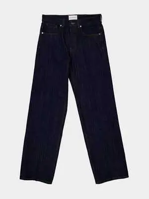 Givenchy Wide-leg Indigo Denim Jeans