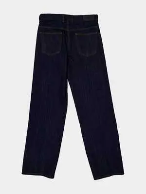 Givenchy Wide-leg Indigo Denim Jeans