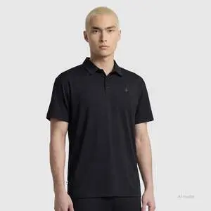 Champion Sport Polo, C Logo - Black