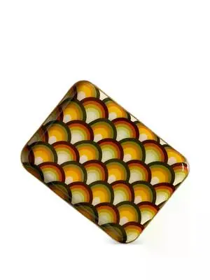 CU I SEEYOU Groovy Geometric-print Trays