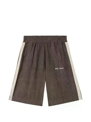 Palm Angels Classic Logo Track Shorts - Brown