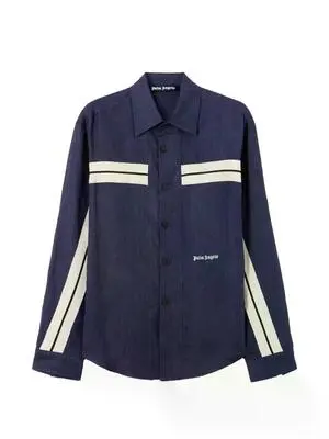 Palm Angels Classic Logo Shirt - Blue