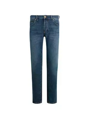 Philipp Plein Straight Leg Jeans - Blue