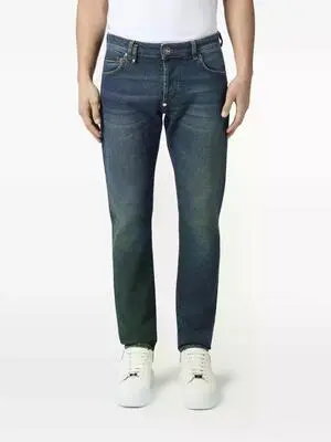 Philipp Plein Straight Leg Jeans - Blue