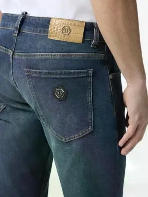 Philipp Plein Straight Leg Jeans - Blue
