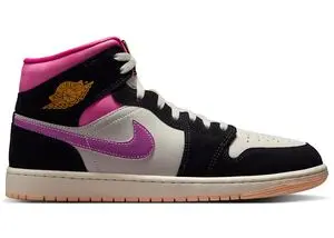 JORDAN 1 Mid Se World Tour Sneakers - Black/sail/pinksicle
